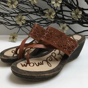 Sam Edelman Shoes | Suede Wedge Javi Sandal | Poshmark